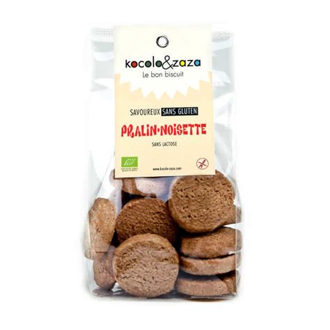 Biscuits Pralin Noisette Bio Sans Gluten Et Sans Lactose Biscuiterie