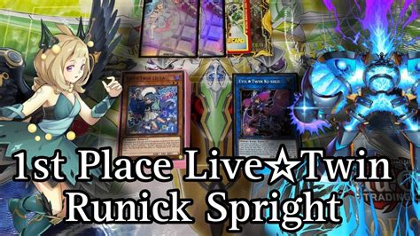 Yu Gi Oh 1st Place Locals Live Twin Runick Spright Deck Profile Ft