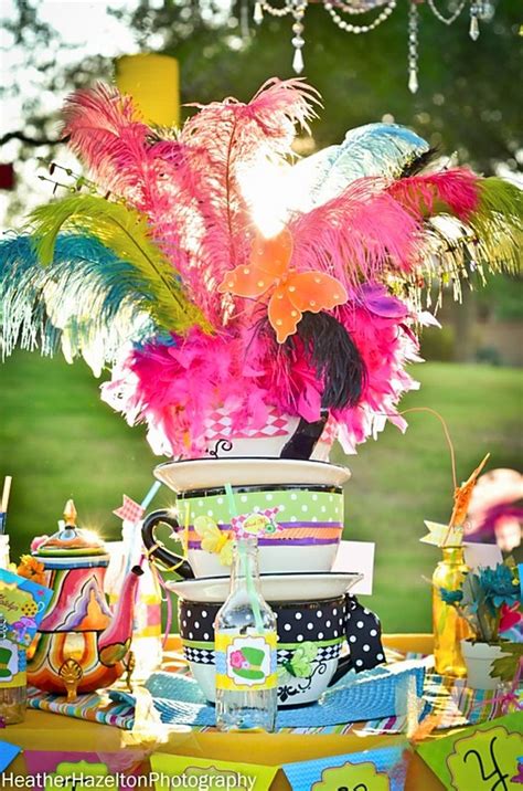 Mad Hatter And Alice Tea Party Birthday Mad Hatter And Alice Tea