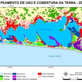 Distribuição espacial do Uso e Cobertura da Terra Download
