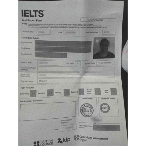 IELTS Certificate Original Documents Services