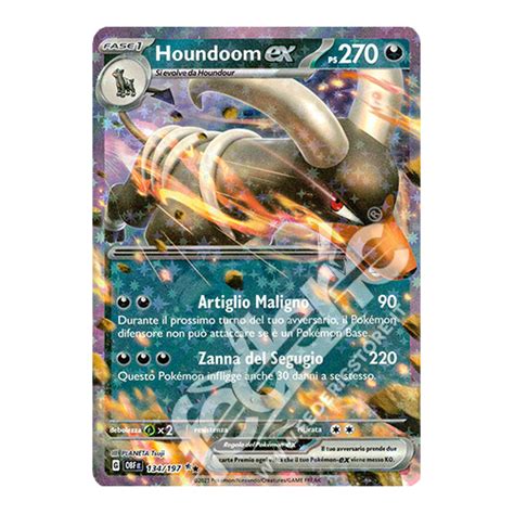 134 197 Houndoom Ex IT MINT Federicstore