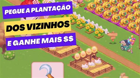 Ganhe Dinheiro No PIX Pegando a Plantação Nesse Jogo De Fazendinha