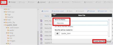 cara menemukan dan membuat file htaccess