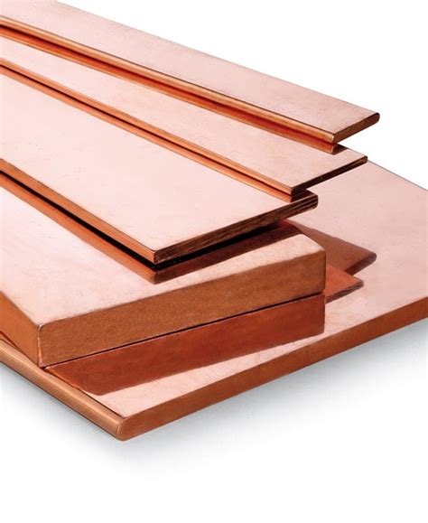 Méplat barre rectangulaires de cuivre Bronmetal Solutions en Métaux
