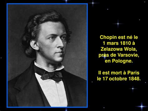 PPT Frédéric François Chopin PowerPoint Presentation free download