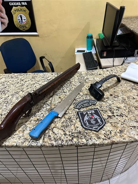 Pm Prende Homem Em Posse De Arma De Fogo E Tornozeleira Eletr Nica