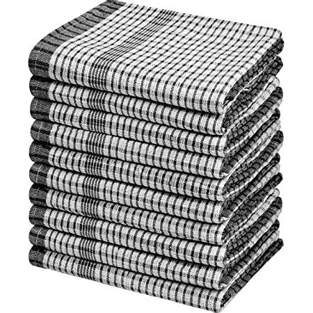 A B Traders Cotton Terry Towelling Tea Towels Pack Of