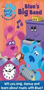 Amazon Blue S Clues Blue S Big Band Vhs Steve Burns Traci The Best
