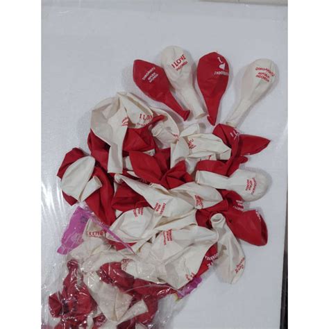 Jual BALON DIRGAHAYU MERAH PUTIH ISI 100 PCS BALON PESTA DIRGAHAYU