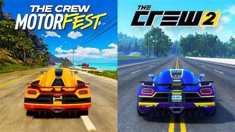 The Crew Motorfest VS The Crew 2 Gameplay Comparison YouTube