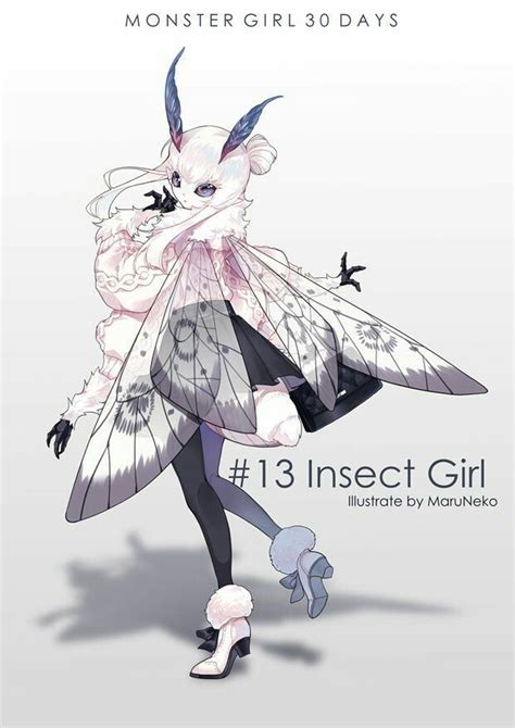 13 Insect Girl Monster Girls 30 Days Challenge Maruneko Fantasy Character Design Monster
