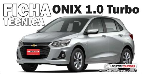 Chevrolet Onix 1 0 Turbo AT 2024 FICHA TÉCNICA