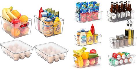 Amazon Puricon Pack Clear Organizer And Egg Container Tray