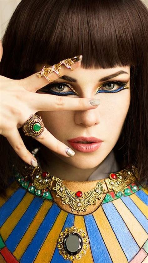 Egyptian Make Up Ancient Egyptian Women Egyptian Goddess Art