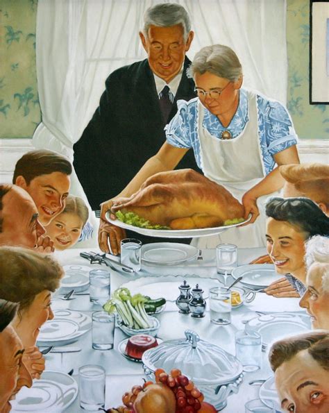 Thankful In All Things Norman Rockwell Paintings Rockwell Paintings