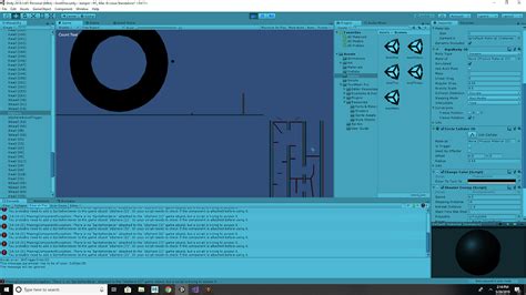sphere gameobject randomly spawns with hole in center unity 2d game questions and answers
