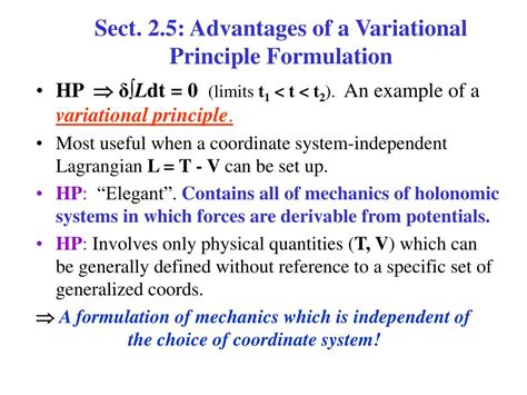variational principle