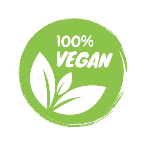 Premium Vector Vegan Icon Set Organic Logos And Badges Label Tag