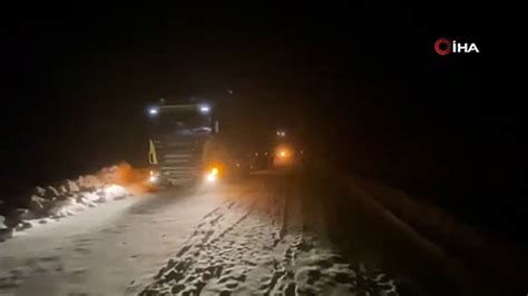 Artvin Ardanuç Ardahan yolunda ulaşıma kar engeli Dailymotion Video