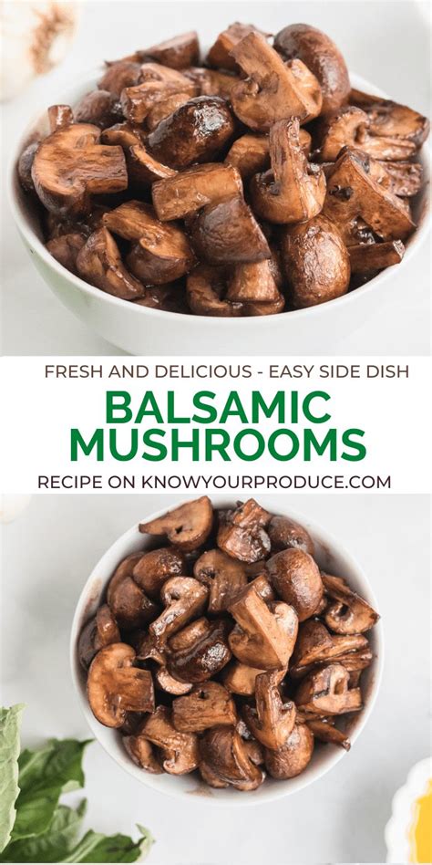 Balsamic Mushrooms Light Lunch Yummy Food Delicious Easy Food To