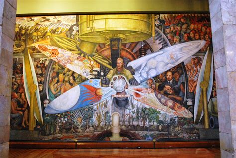 Palacio De Bellas Artes Mural El Hombre In Cruce De Caminos Rivera