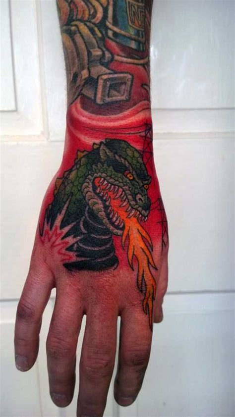 30 Seriously Good Godzilla Tattoos 30 Photos KLYKER
