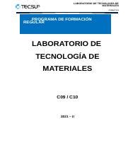 Laboratorio 01 Seguridad y Clasificación de los Materiales docx