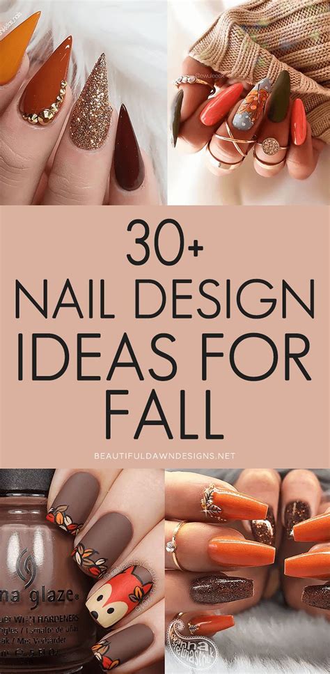 Cute Fall Nail Design Ideas For Beautiful Dawn Designs Cute