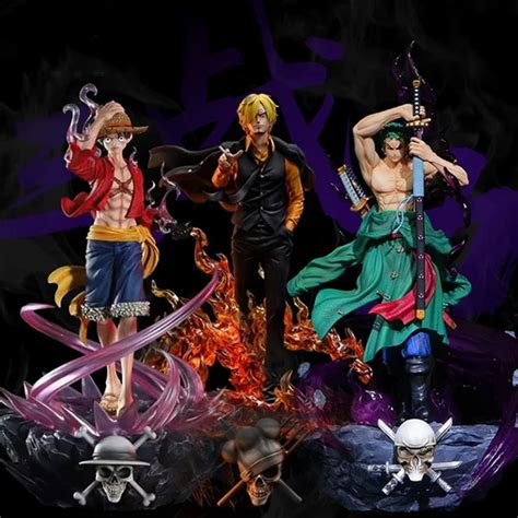 Anime One Piece GK Monkey D Luffy Roronoa Zoro Vinsmoke Sanji Action