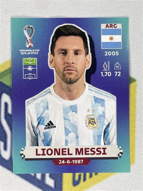 Arg Lionel Messi Argentina Panini World Cup Sticker Solve