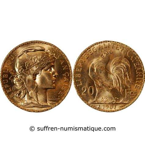 Marianne Coq Francs Or Or Fdc Suffren Numismatique