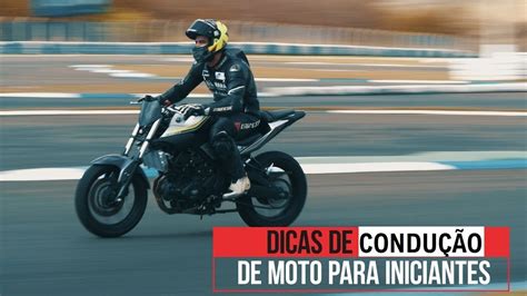 DICAS DE CONDUÇÃO DE MOTO PARA INICIANTES YouTube