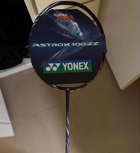 Yonex Astrox 100zz Navy Blue Sports Equipment Sports Games Racket