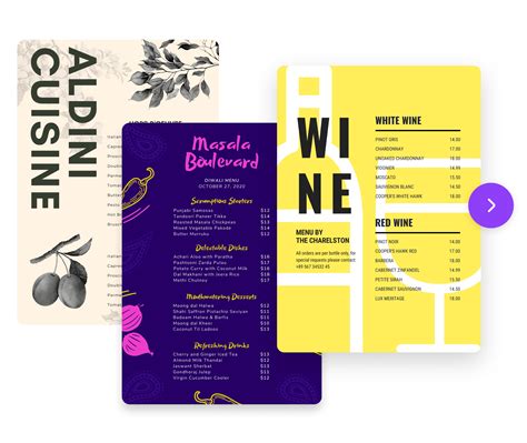 Menus Design Custom Menus For Free With Canva