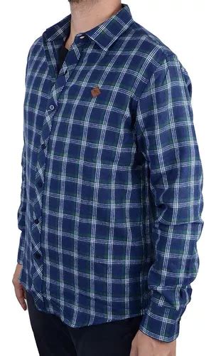Camisa Masculina Red Nose Ml Flanela Xadrez Verde 957005