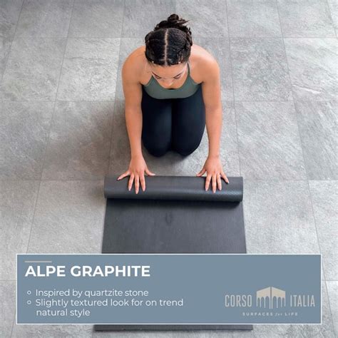 Buy Alpe Graphite 12 Pol X 24 Pol Piso De Porcelana E Azulejo De