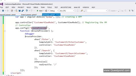 lecture 30 explain spa using angular routing asp mvc tutorial for beginner youtube