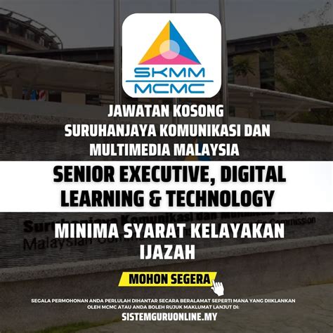 Jawatan Kosong Malaysian Communications And Multimedia Commission MCMC