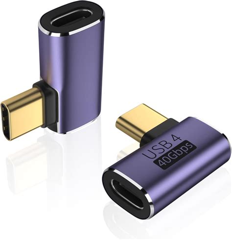 Amazon co jp AreMe USB Cオス メスアダプター 2個パック 90度直角 100W Type C エクステンダー