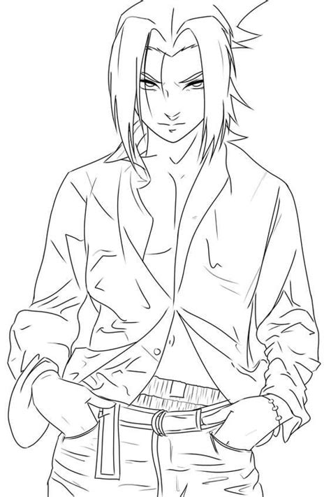 Sasuke Increíble para colorear imprimir e dibujar ColoringOnly