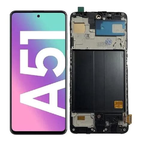 Tela Frontal Display LCD Touch Galaxy A51 A515 E SEM ARO Incell