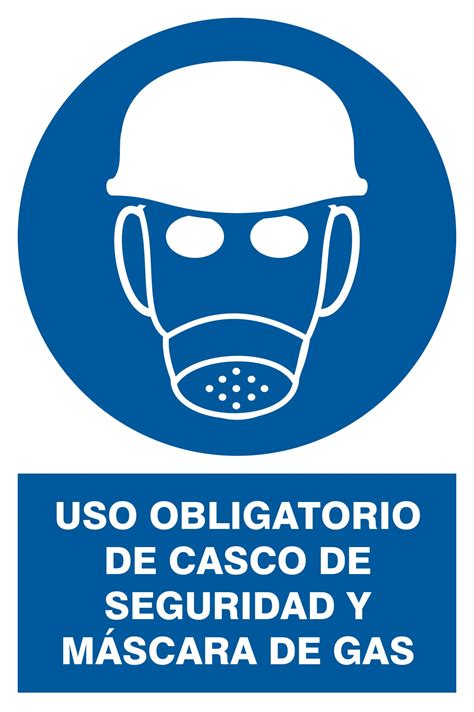 Uso obligatorio de casco de seguridad y máscara de gas Visittex SAC