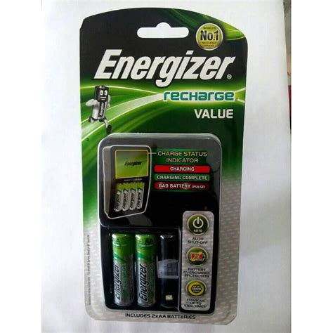 Jual Charger Baterai ENERGIZER MAXI AA AAA FREE 4 Pc AA 2000 MAh I