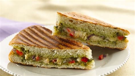 Chicken Pesto Panini Recipe From Betty Crocker