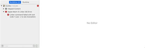 ios apple mach o linker warning without any details stack overflow