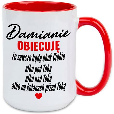 KUBEK WYJĄTKOWY PREZENT DLA ZAKOCHANYCH NA WALENTYNKI DLA CHŁOPAKA IMIĘ