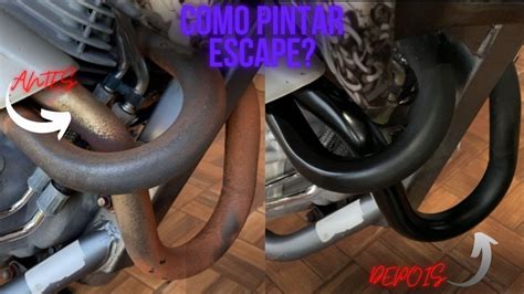 COMO PINTAR ESCAPE DA SUA MOTO YouTube