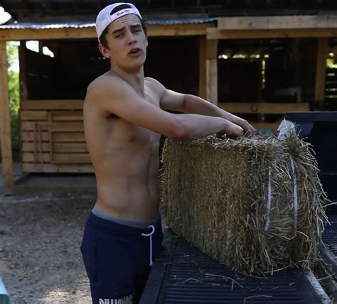 Alexis Superfans Shirtless Male Celebs Hayes Grier Shirtless Farm Work