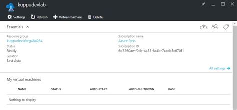 how to create a lab in azure devtest labs
